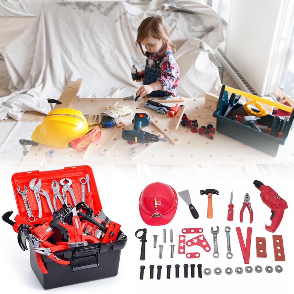 37PCS Kids Tool Set Toys Electric Repair Screwdriv... – Vicedeal