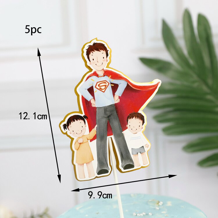 Happy Father's Day Best Dad Hero Super Daddy Acryl... – Vicedeal