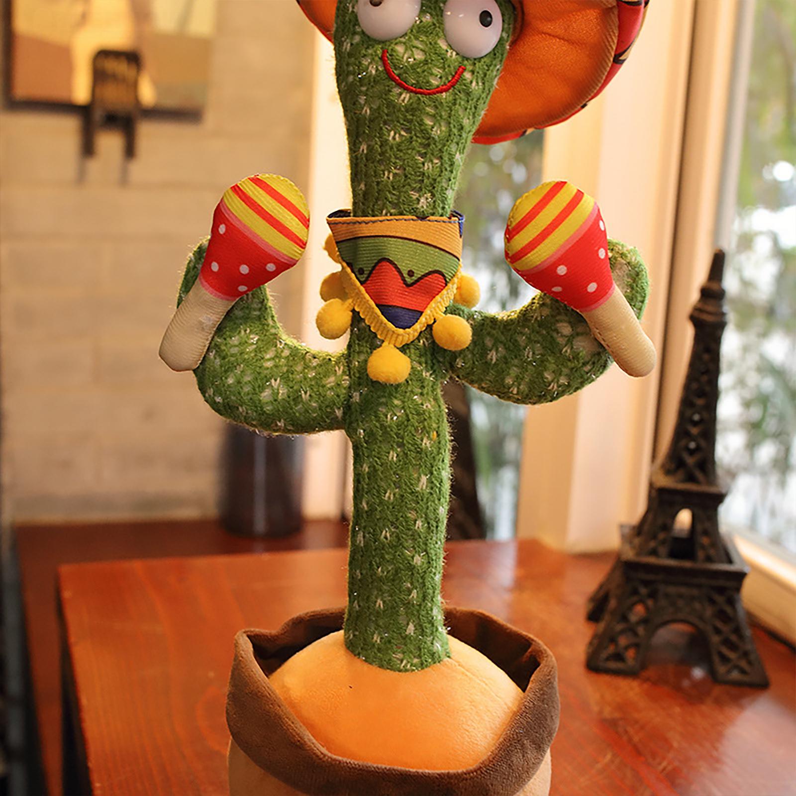 Home Decoration Lovely Talking Toy Dancing Cactus ... – Grandado