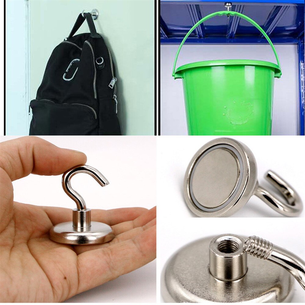 6PCS Magnetic Hooks Heavy Duty Wall Hooks Hanger M... – Grandado