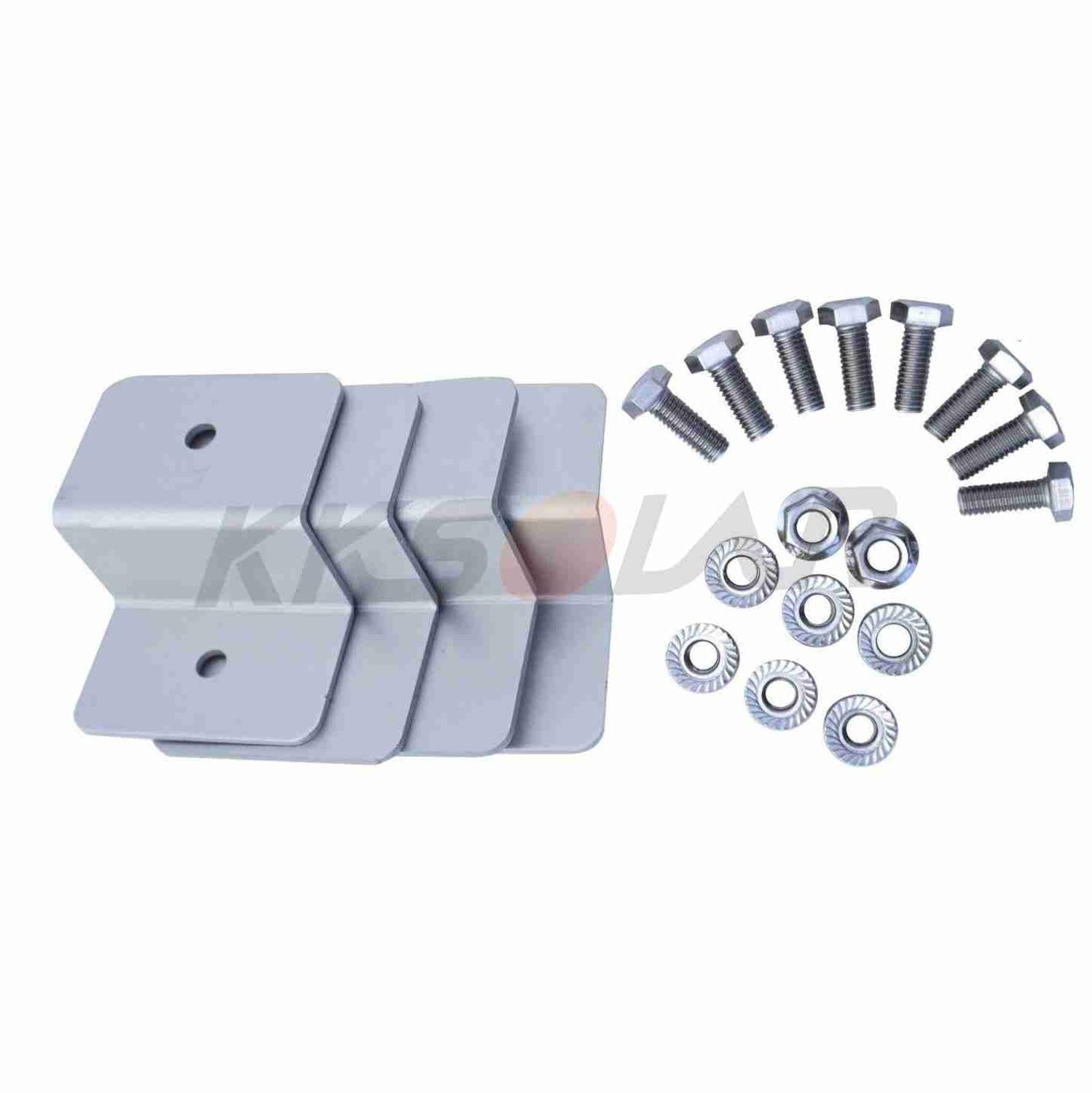 4pcs/set Metal Solar Panel Mounting Bracket Set Z-... – Grandado