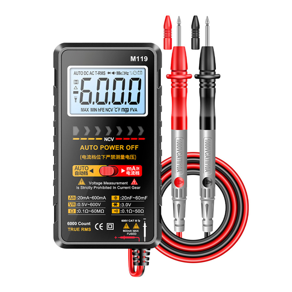 6000 Count M119 Digital Multimeter with NCV Flashl... – Grandado