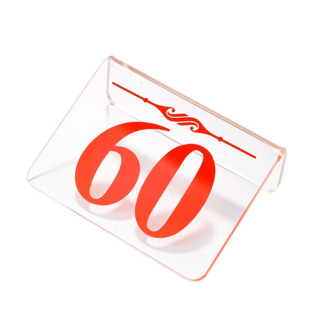 10pcs Restaurant Table Number Stand Acrylic Digita... – Vicedeal