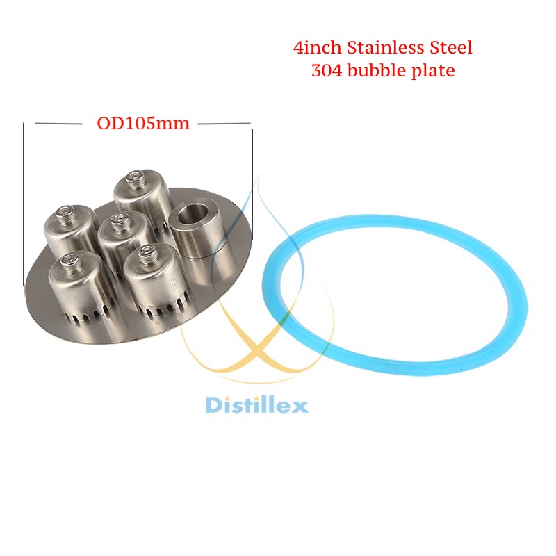 4" (OD105mm ) SS304 bubble plate for 4" distillati... – Grandado