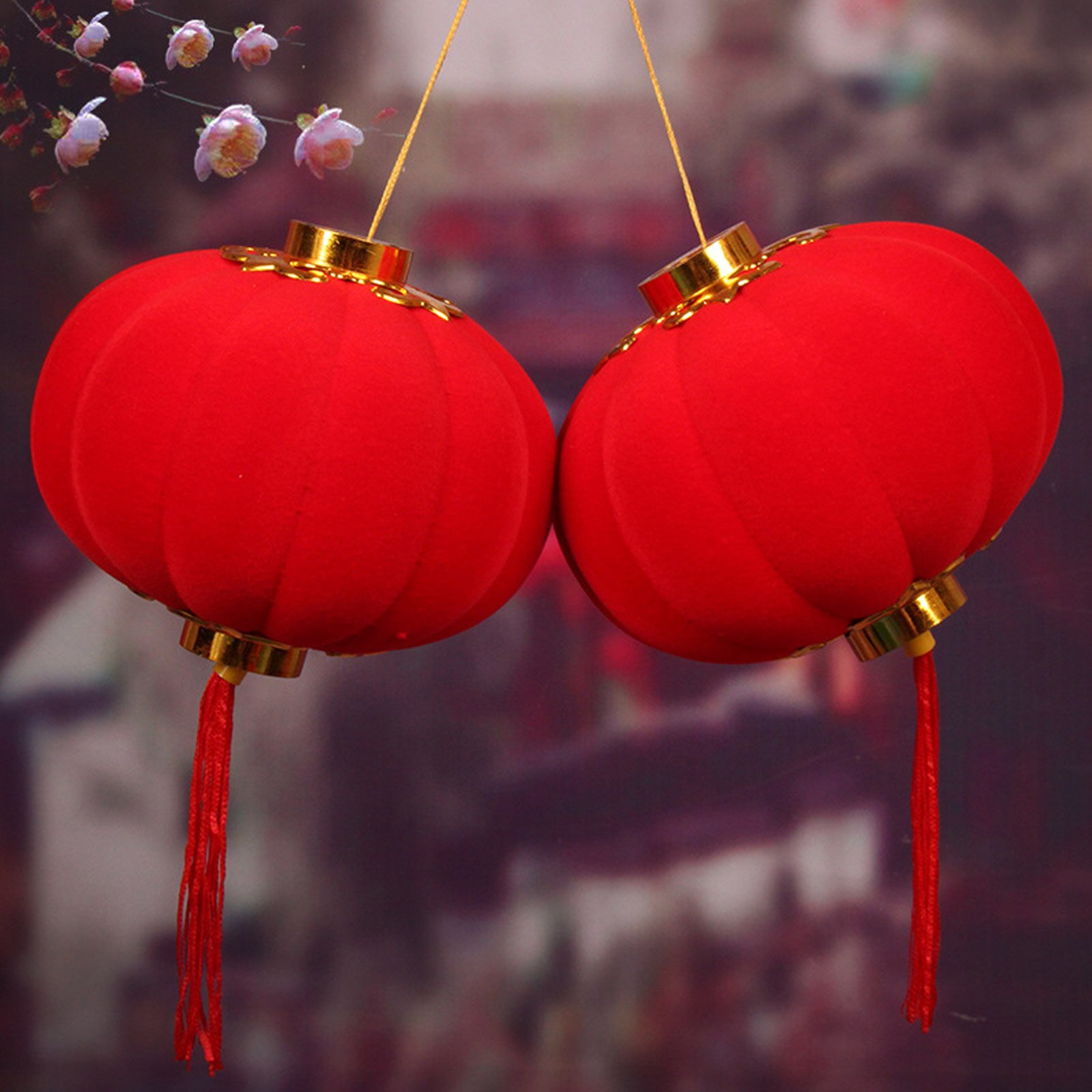 Behogar Chinese Style Red Small Lanterns for Chine... – Vicedeal