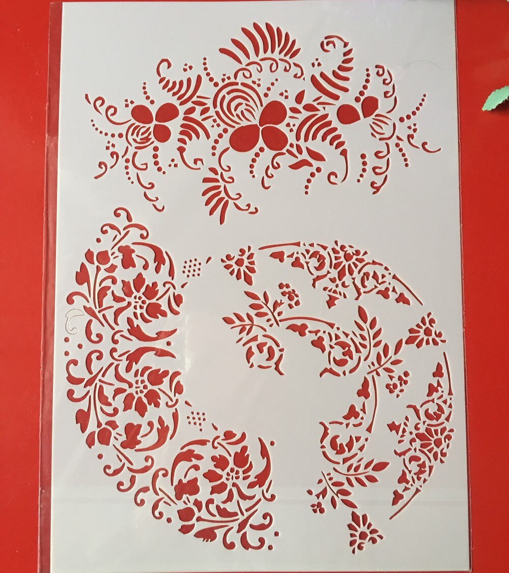 A4 Vintage Keys Craft Layering Stencils Walls Pain... – Grandado