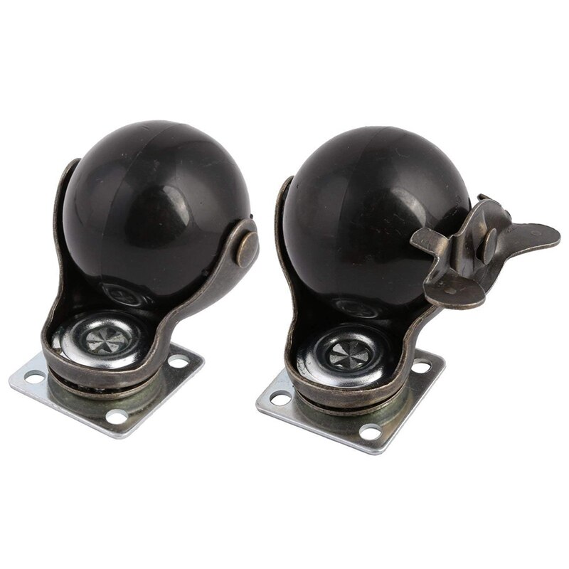 [8 Pack] Swivel Top Plate Hooded Ball Caster Wheel... – Grandado