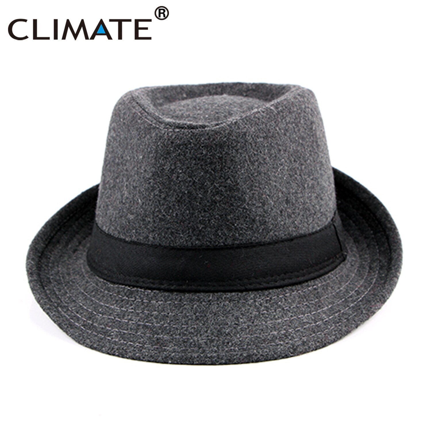 CLIMATE Men Jazz Hat Gentry Fedora Warm Formal Hat... – Vicedeal