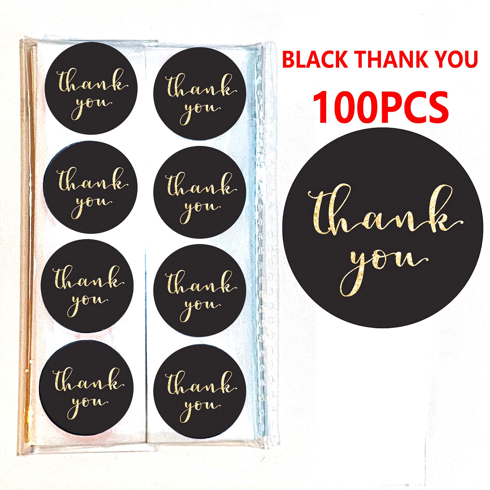 500pcs Thank You Label Sticker Scrapbooking Handma... – Grandado