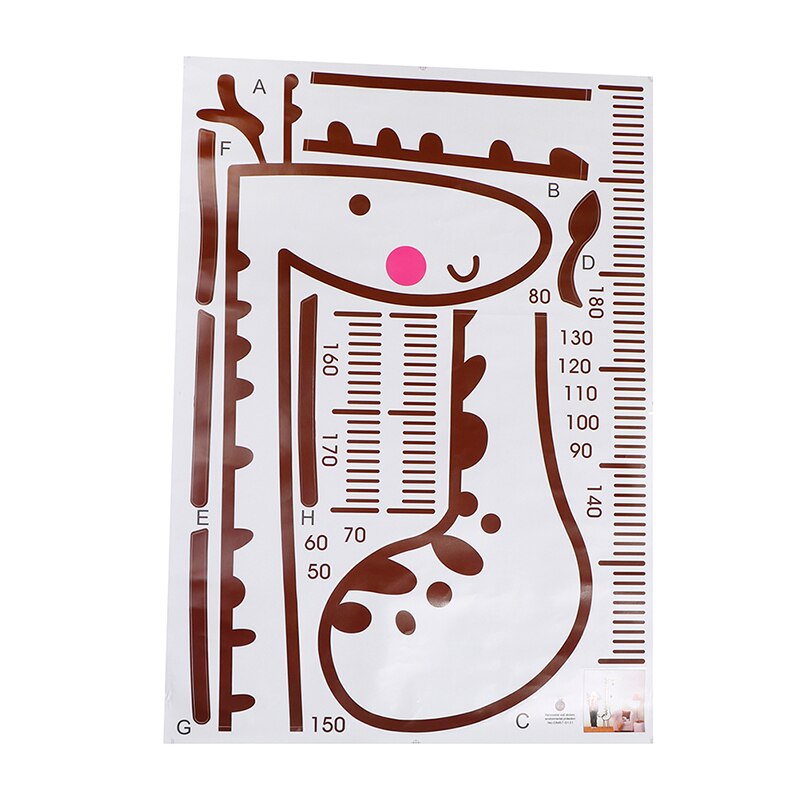 Cartoon Measure Wall Stickers For Kids Rooms Giraf... – Vicedeal