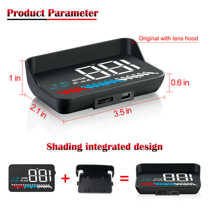 Universal Car Head Up Display OBD2 II HUD Projecto... – Vicedeal