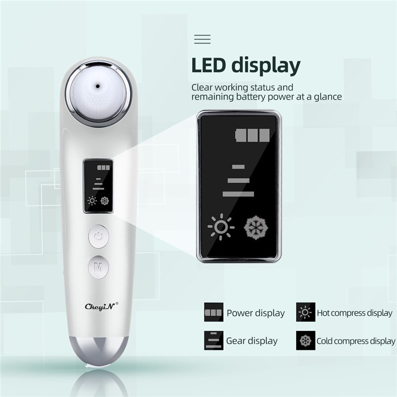 Led Blackhead Remover Vacuum Facial Cleaner Cold C... – Grandado