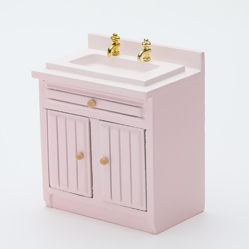 1: 12 Mini Doll House kitchen family kitchen cabin... – Grandado