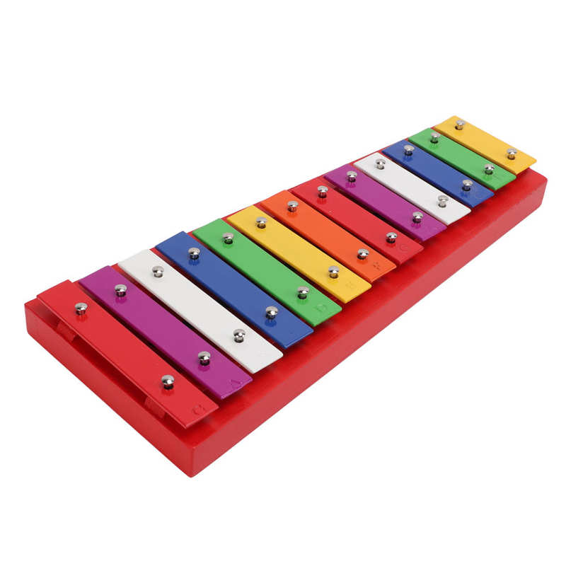 Wooden Glockenspiel Colorful Xylophone Crisp Sweet... – Grandado