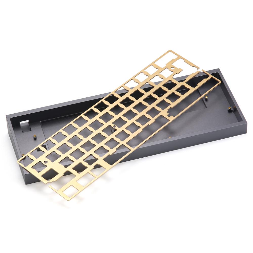 KBDfans hairline finish brass 60 plate diy mechani... – Vicedeal