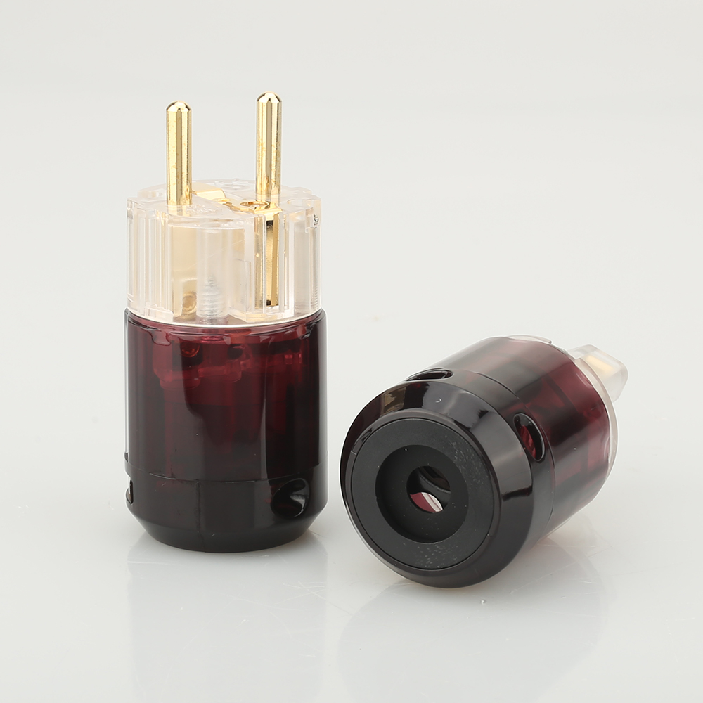 One Pair Gold Plated P079E C-079 IEC + 24k Gold-Pl... – Vicedeal