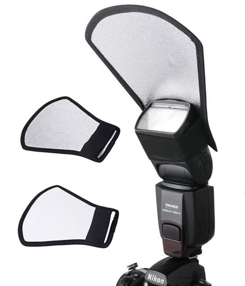 Universal Softbox Flash Diffuser Silver White Refl Grandado