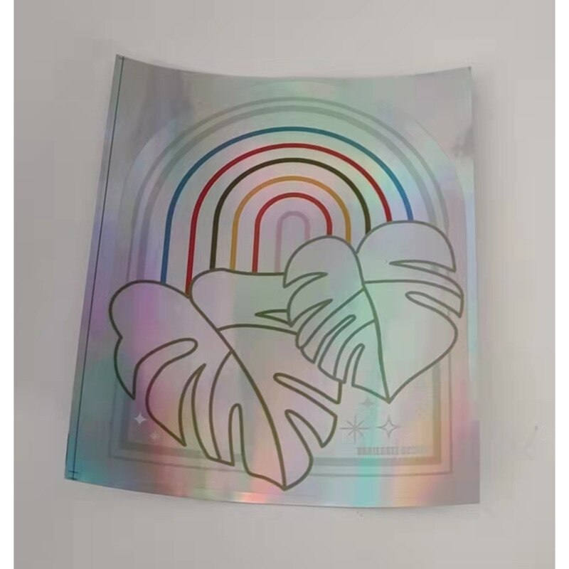 3D Sun Catcher Star Butterfly Stickers Rainbow Win... – Grandado