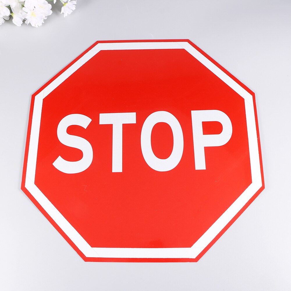 Stop Traffic Straat Veiligheid Teken Alert Aandach... – Vicedeal