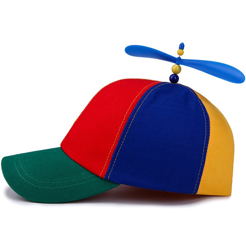 Colorful Stitching Windmill Funny Baseball Cap Sum... – Grandado