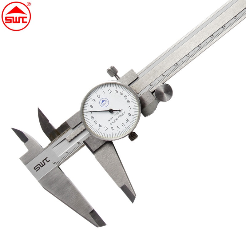 Dial Caliper 8" 0-200mm/0.02 Stainless Steel Shock... – Grandado