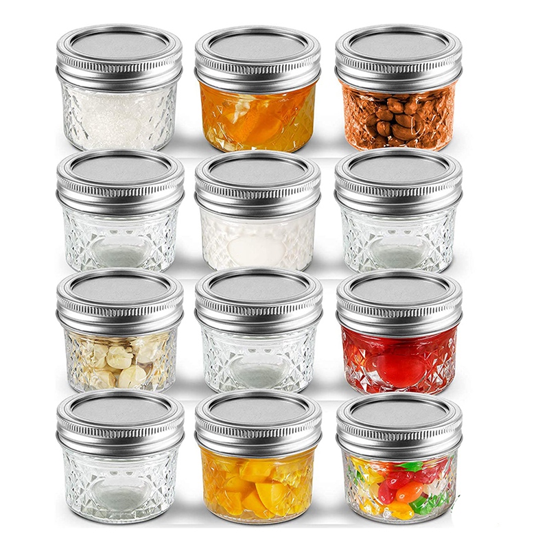 Small Mason Jar Set (About 120 G) 12 Pieces Mini J... – Vicedeal