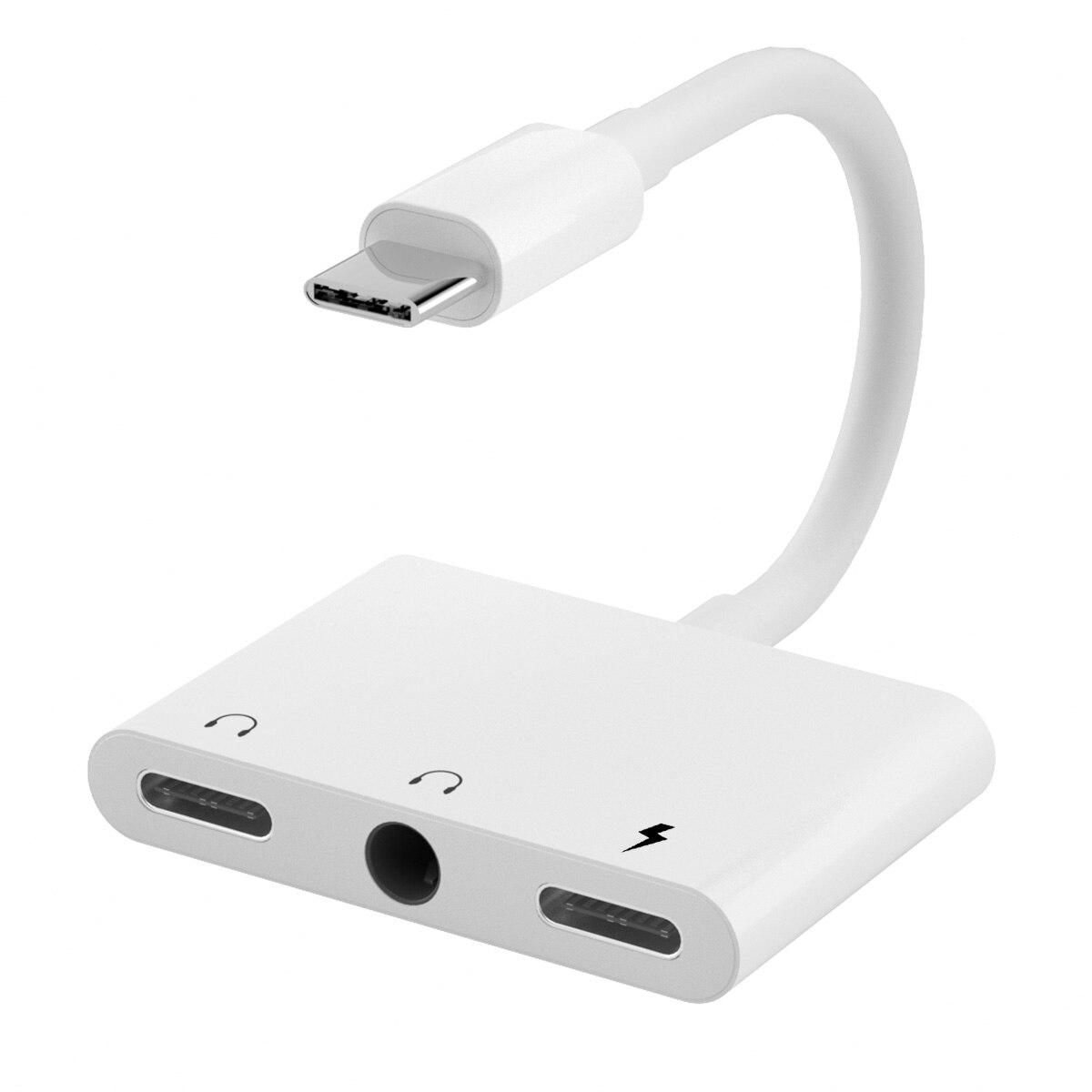 4 in 1 Headphone Jack Audio Charger Adapter & ... – Grandado