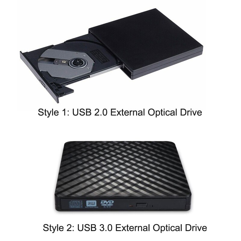 1PCS Ultra Slim Portable USB 2.0/3.0 External DVD ... – Vicedeal