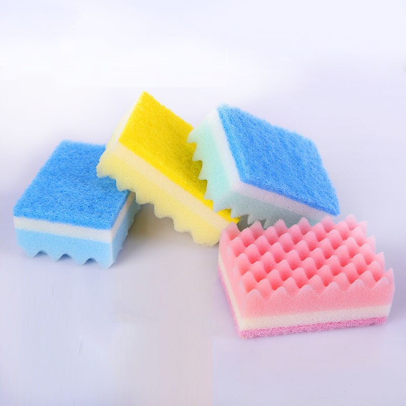 Lovely Wave Cleaning Sponge Kitchen Cleaning Tool ... – Vicedeal