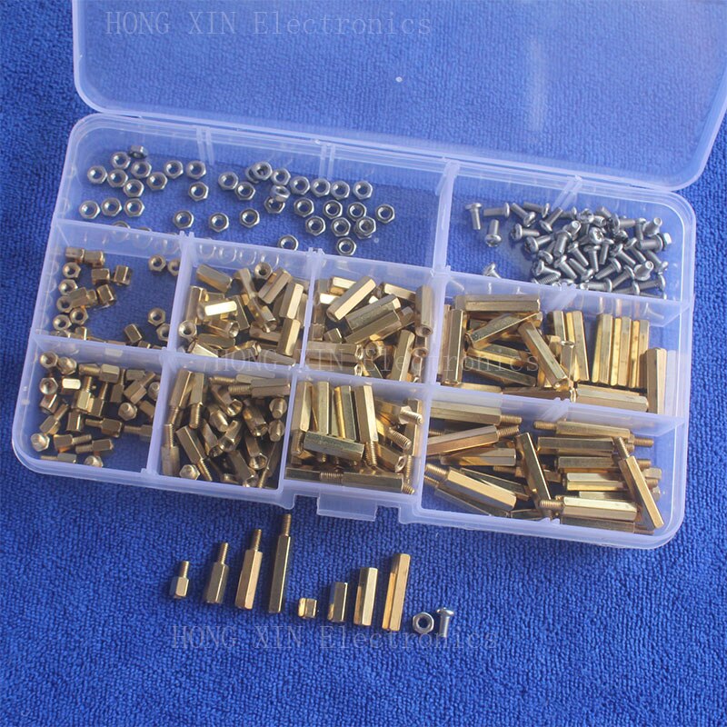 300Pcs/M3 PCB Threaded Female Brass Standoff Space... – Vicedeal