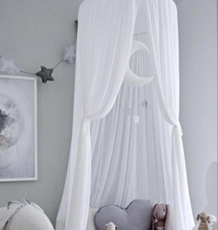 Princess Bed Canopy Mesh Crib Canopy Reading Book ... – Grandado