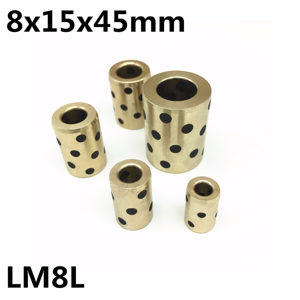 8x15x45mm lineare graphit kupfer einstellen Lagerb... – Grandado