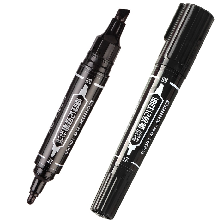 (Comix) MK803, large marker pen, 10pcs/box, black ... – Grandado