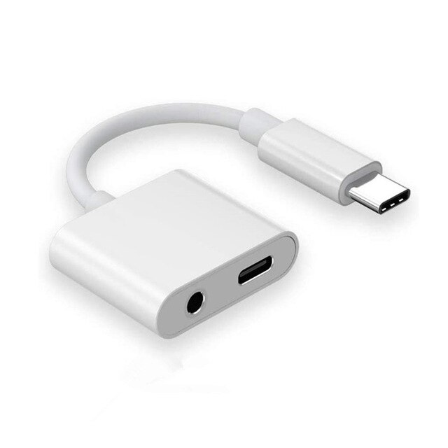 2 In 1 USB C Adapter 3.5mm Jack Charge Cable For S... – Grandado