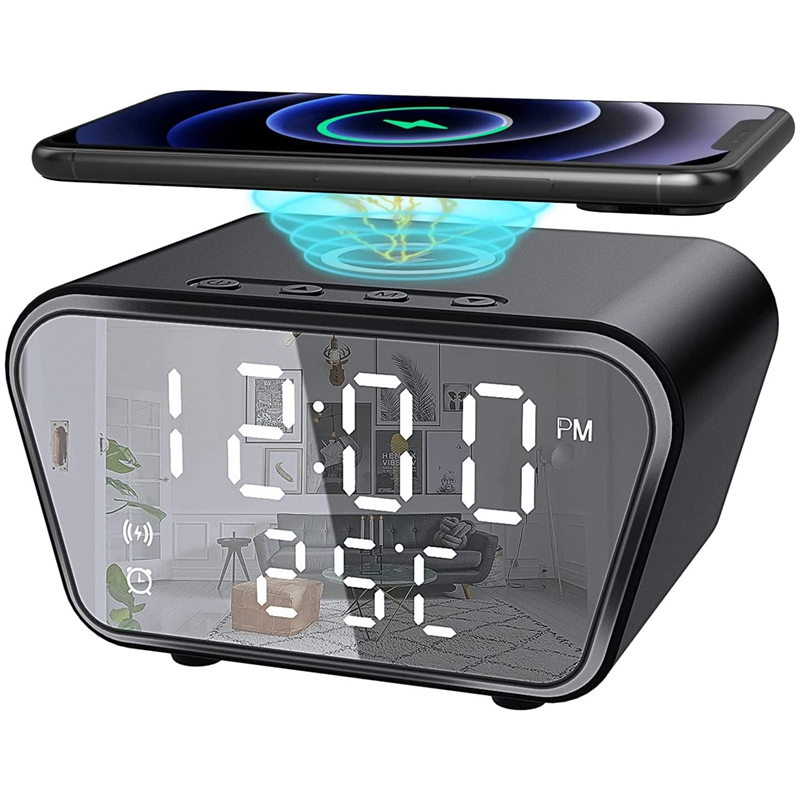 Alarm Clock with Wireless Charging - Alarm Clocks ... – Grandado