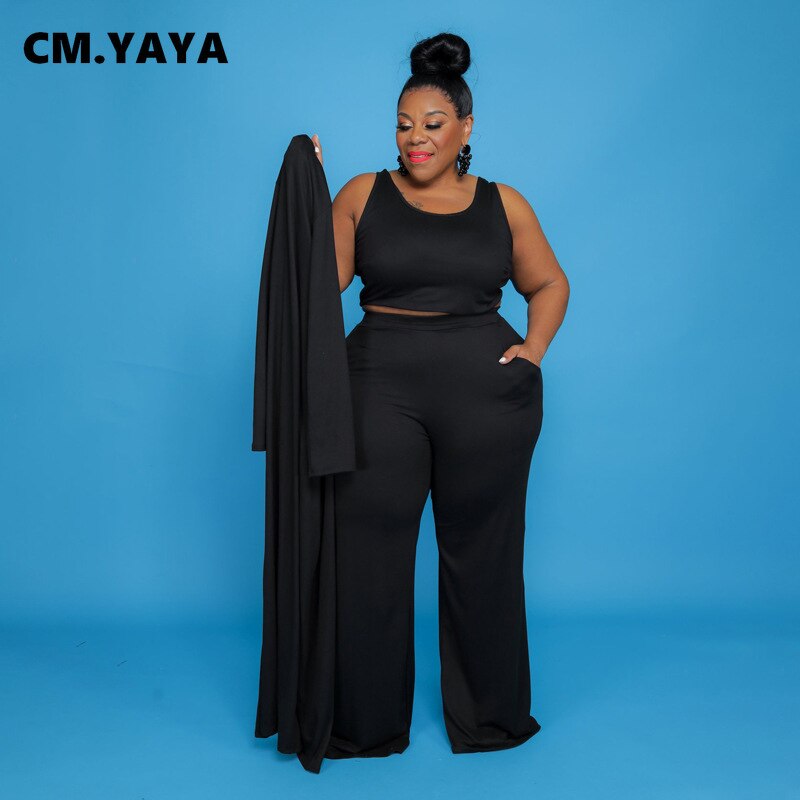 CM.YAYA-chándal de talla grande para mujer, abrigo... – Vicedeal