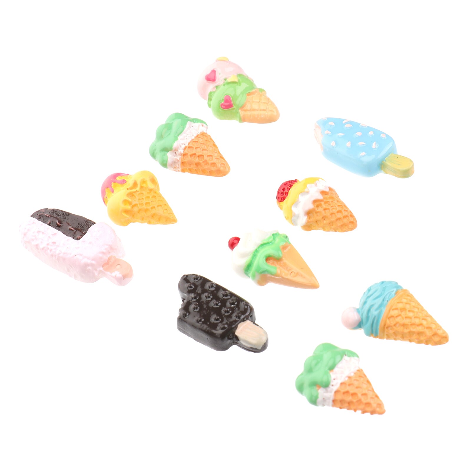 10pcs Dessert Ice Cream Shape DIY Decors Kitchen D... – Grandado
