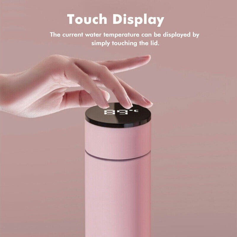 500ML Intelligent Stainless Steel Thermos Temperat... – Vicedeal