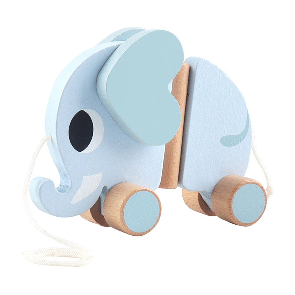 Toddler Pull-along Cartoon Elephant Walker Playthi... – Vicedeal