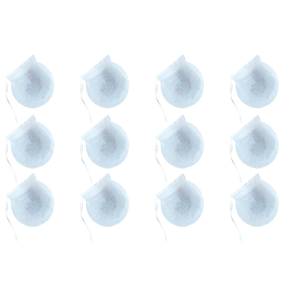 100 Pcs Paper Tea Bags Drawstring Spices Bag Herbs... – Vicedeal