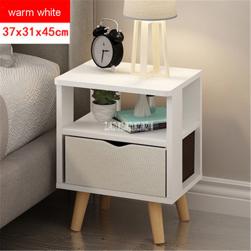 Simple Bedside Table Cabinet Bedroom Locker Econom... – Grandado