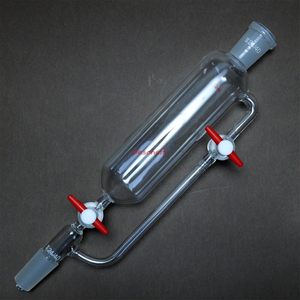 250ml,24/40,Glass Pressure Equalizing Additional F... – Vicedeal