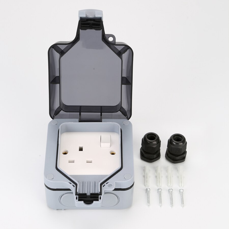 Electrical Powes Wall Socket Waterproof Outdoor 13... – Grandado