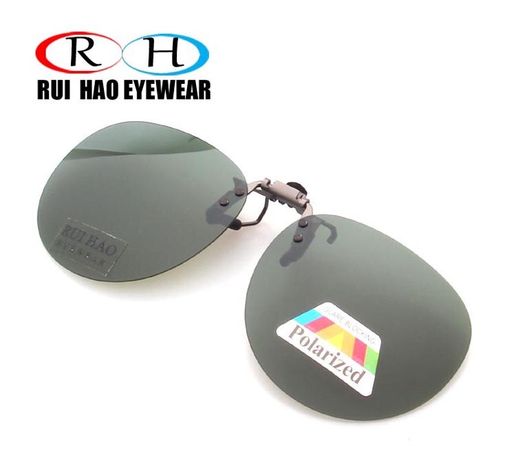 Ronde RUI HAO BRILLEN Zonnebril Clip op Gepolarise... – Grandado
