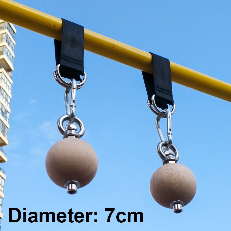 Pull Up Handle Wooden Ball Grip Finger Strengthene... – Grandado