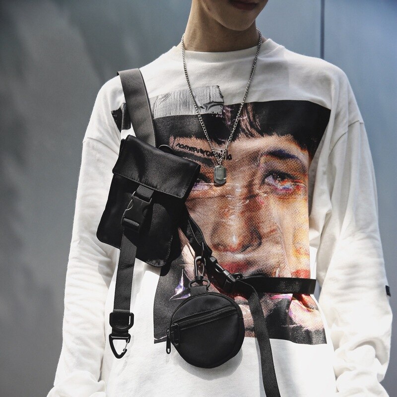 Original Japanese Dark Functional Wind Tooling Bag... – Grandado