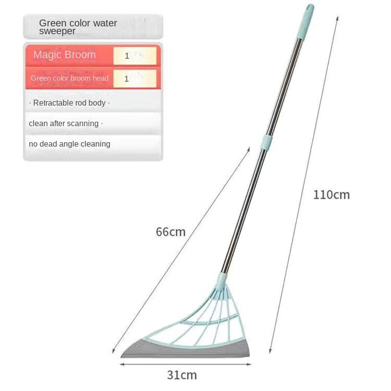 Rubber Broom Hand Push Sweeper Magic Broom Floor W... – Vicedeal