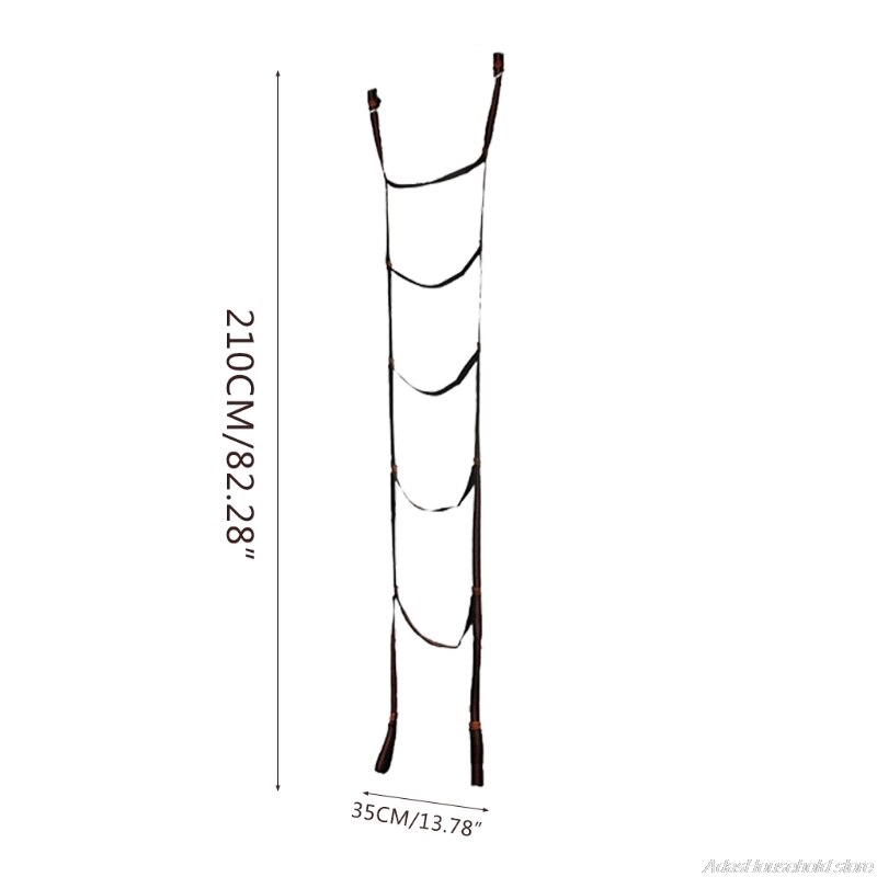 Strong Webbing Ladder 5-step Rope Ladder Swing wit... – Grandado