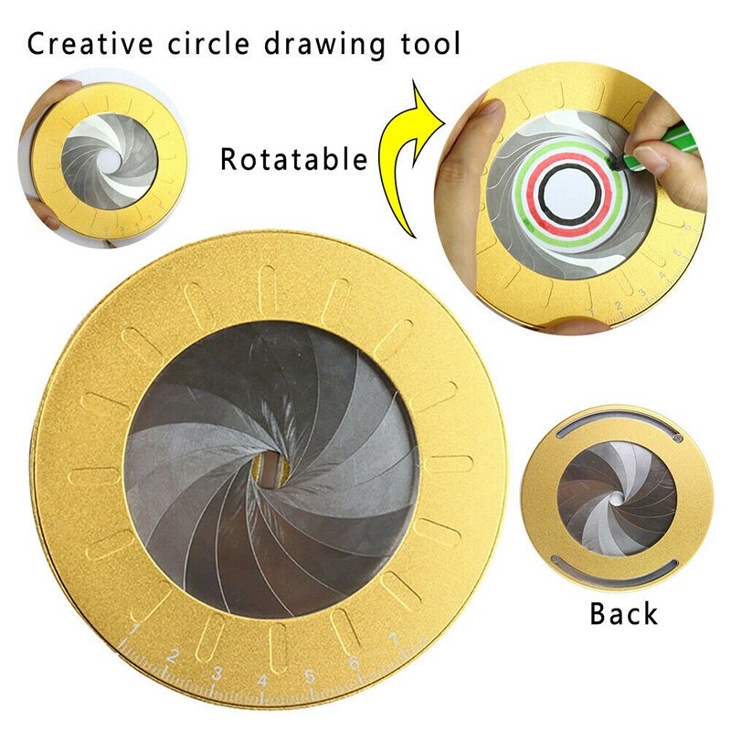 Garden Drawing Circle Tool Rotatable Stainless Ste... – Grandado