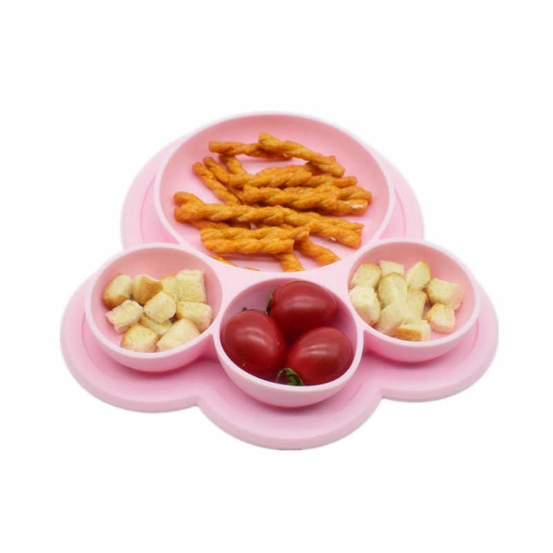 Baby Siliconen Eetkamer Plaat Mooie Cartoon Bear P... – Grandado